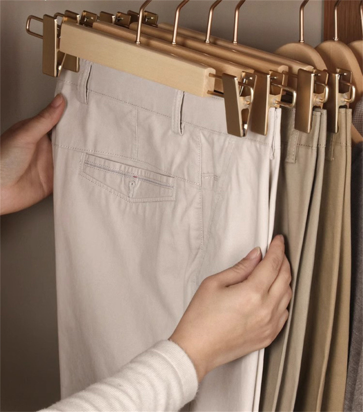 Thrones Designs Premium Solid Wood Trouser Hanger | Wayfair