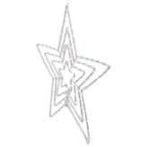 The Holiday Aisle® 36 Point Star Center Snowflake Lighted Display ...
