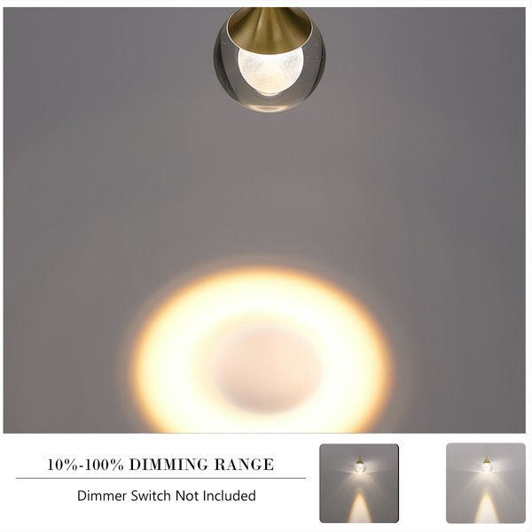 Everly Quinn Lyken 1 - Light LED Single Pendant & Reviews | Wayfair
