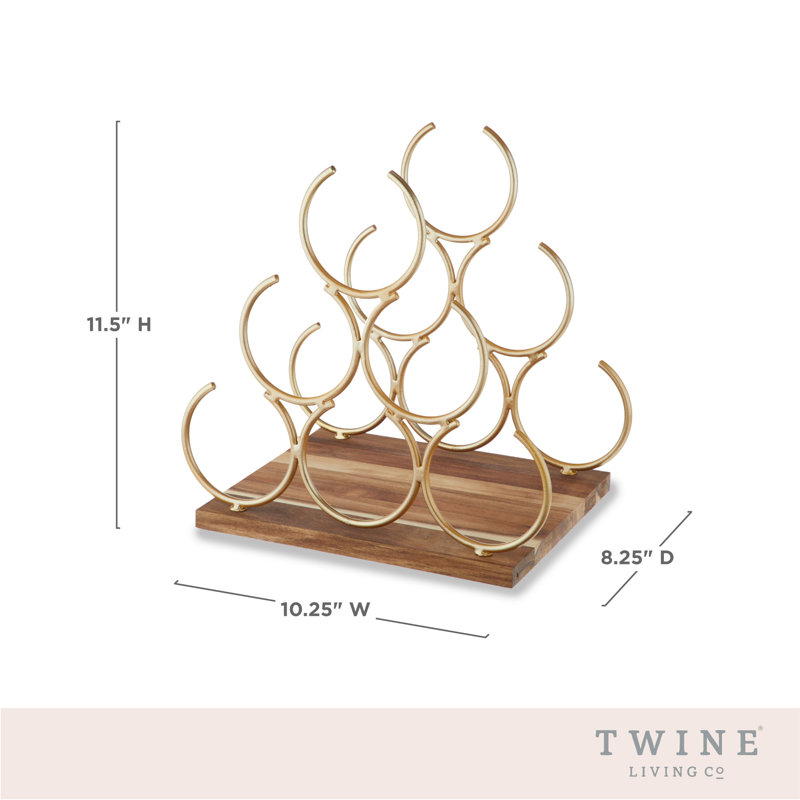 Twine Pyramid 6-Bottle Wine Rack & Reviews | Wayfair