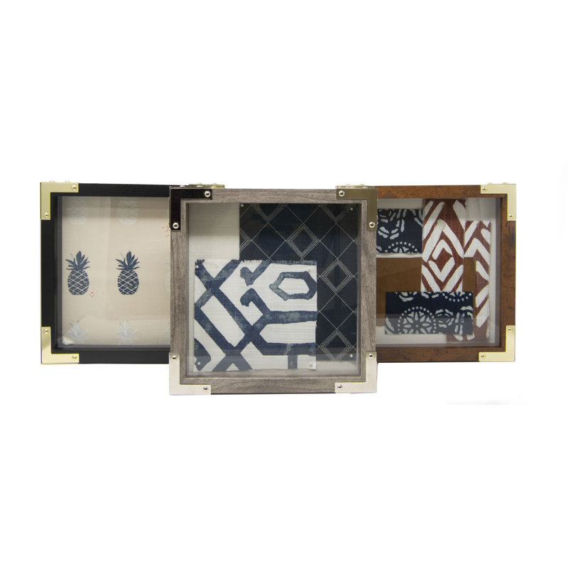 Dritz Home Smooth Campaign Hardware Corners, Small, 3 Pack, Brass | Wayfair