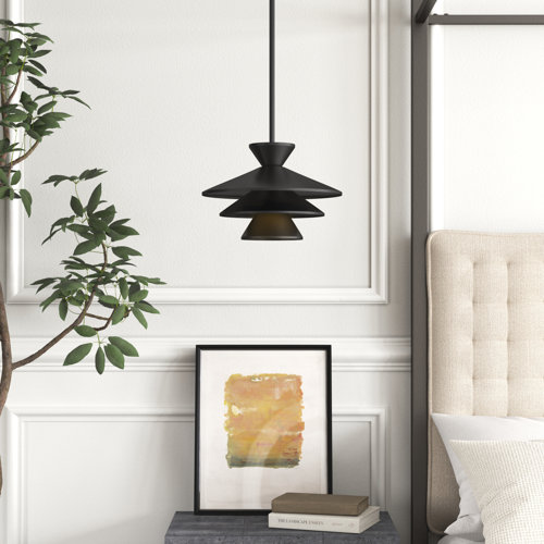 Matte Black Unique / Statement Pendant Lighting You'll Love | Wayfair