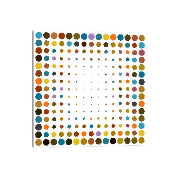 Metro Lane Modern Art- Fade To White by 5by5collective - Wrapped Canvas ...