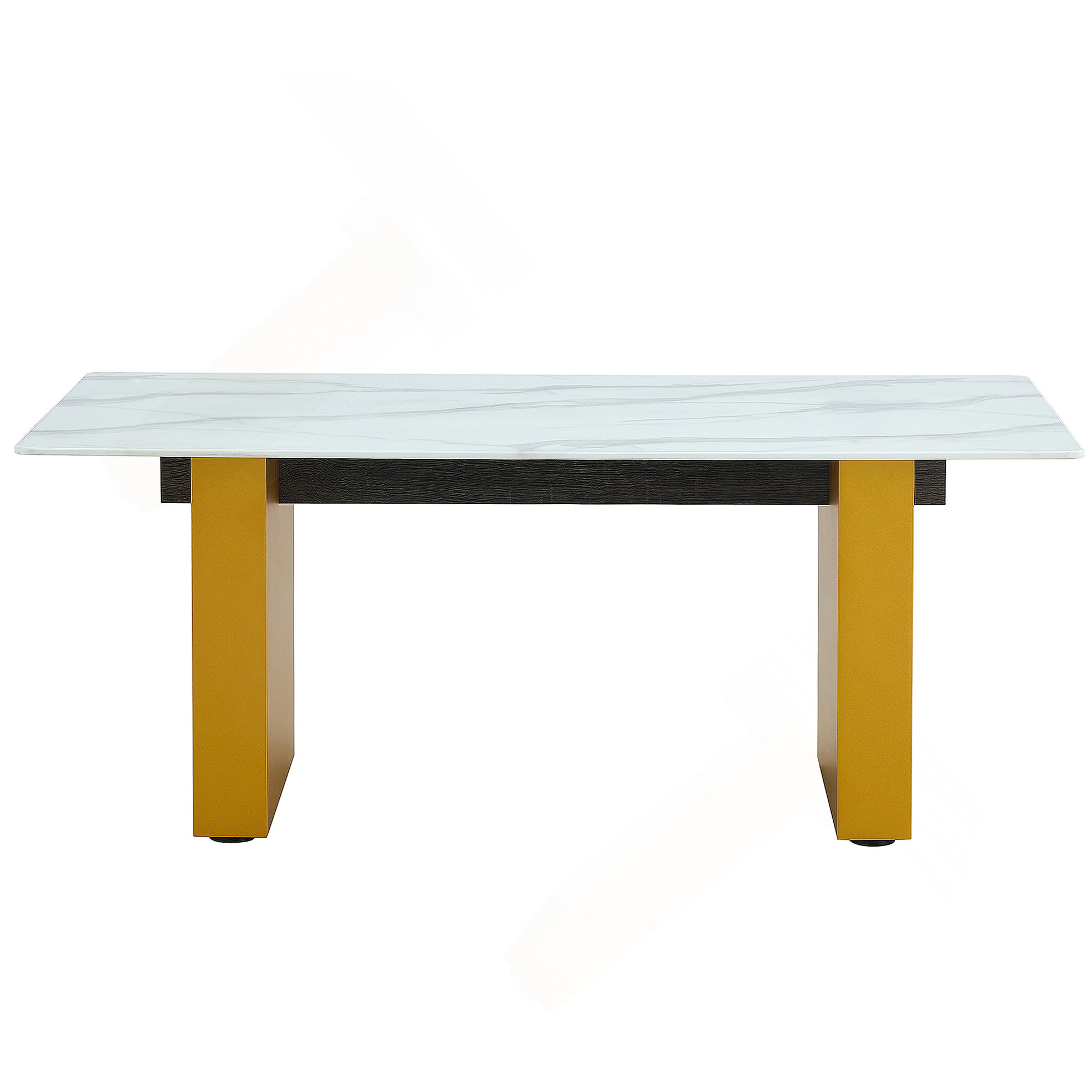 Mercer41 Modern minimalist Tempered glass with sticker desktop coffee ...