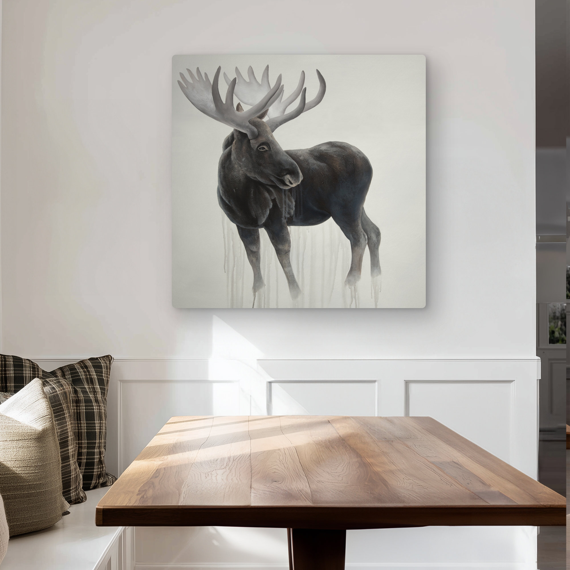 Begin Edition International Inc. Bull Moose Metal Print | Unique Deer ...