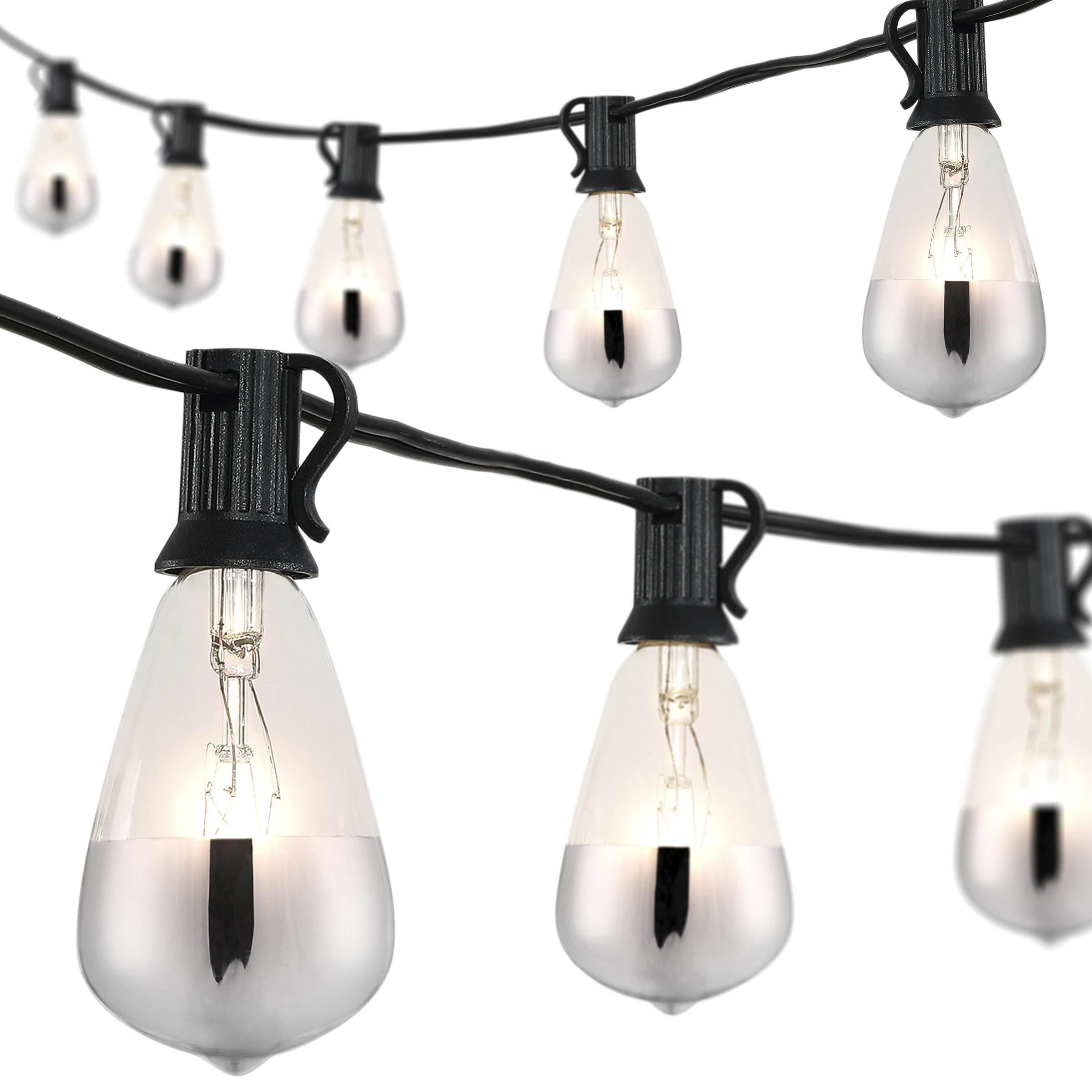 17 Stories 10' Outdoor 10 - Bulb Standard String Light (End to End ...