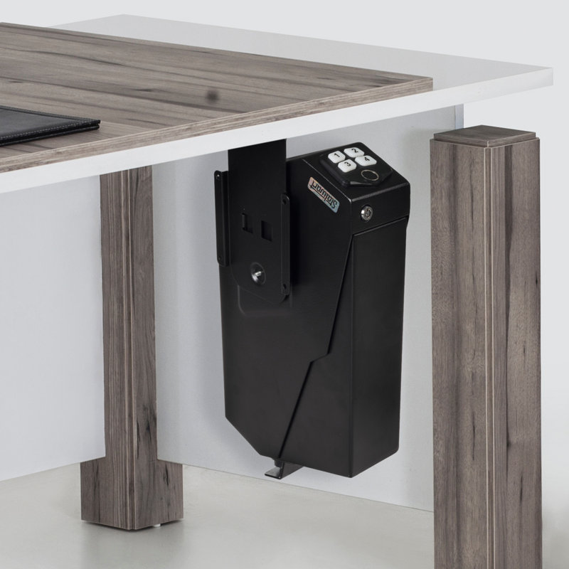 Stalwart Desk Gun Safe with Fingerprint Access - Biometric Safe - Heavy ...