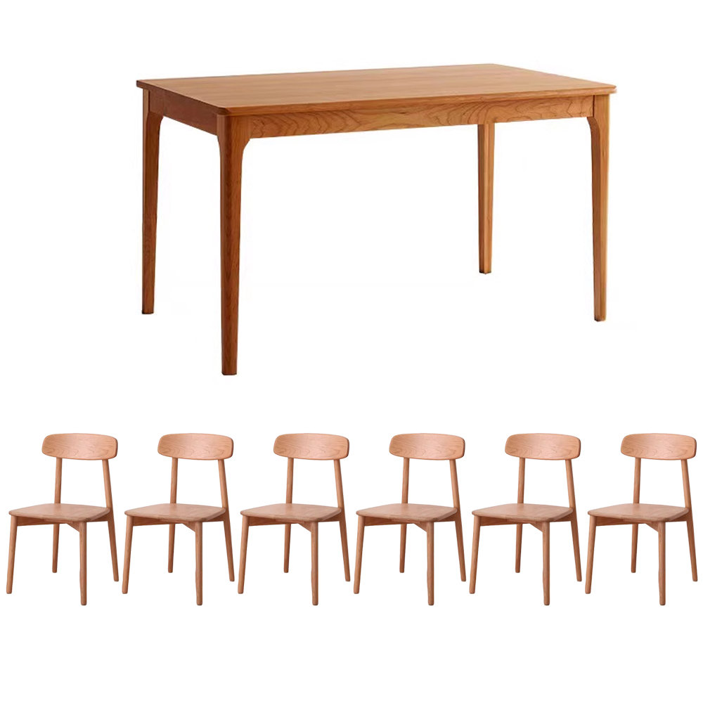 Table Treasures.e Vintage Elegance Long Solid Wood Dining Table Sets ...