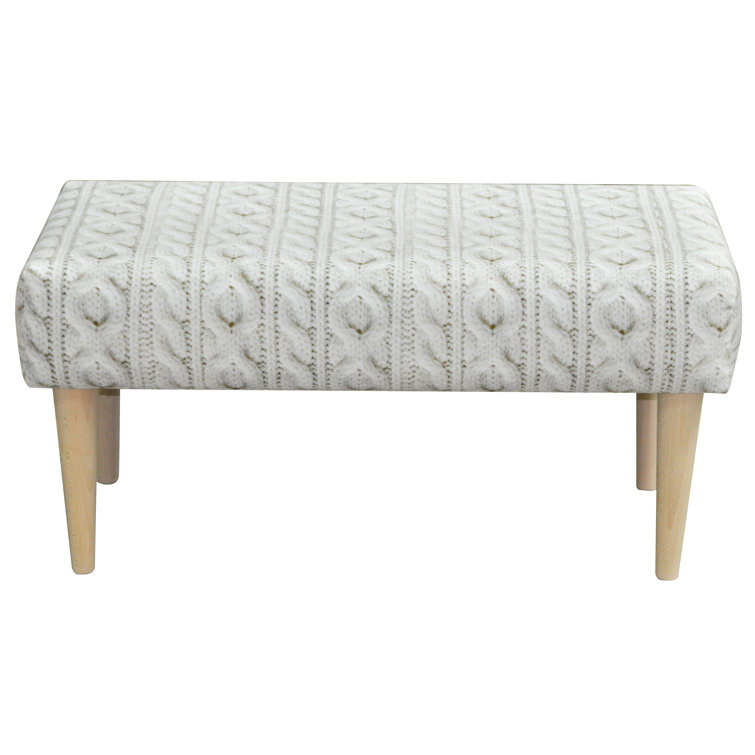 HappyBarok Scandi Upholstered Bench | Wayfair.co.uk
