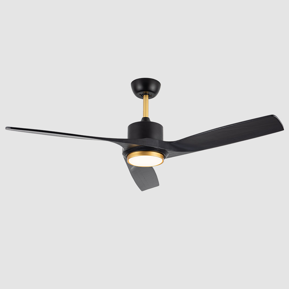 Wrought Studio™ Kasara 52'' Ceiling Fan with LED Lights | Wayfair