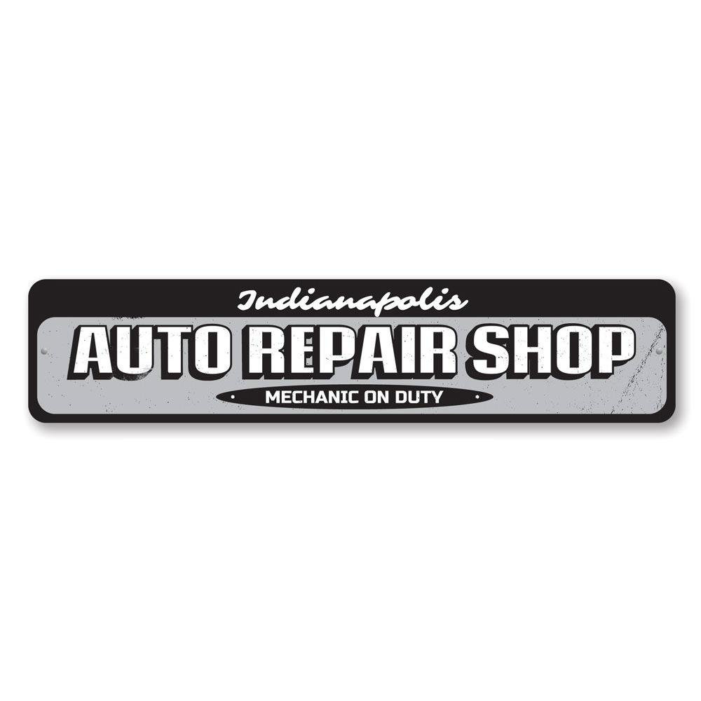 Lizton Sign Shop, Inc Auto Repair Shop Custom Aluminum Sign | Wayfair