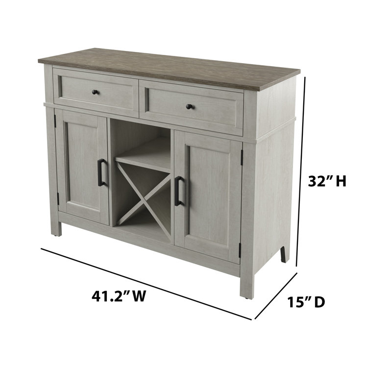 Three Posts™ Keele 41.2'' Bar Cabinet & Reviews | Wayfair