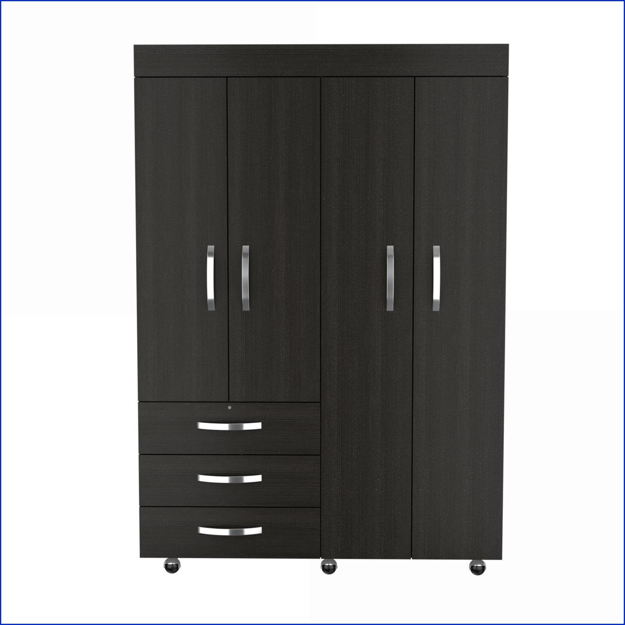 Latitude Run® Armoires | Denver Mobile Armoire with Hanging Rods, 3 ...