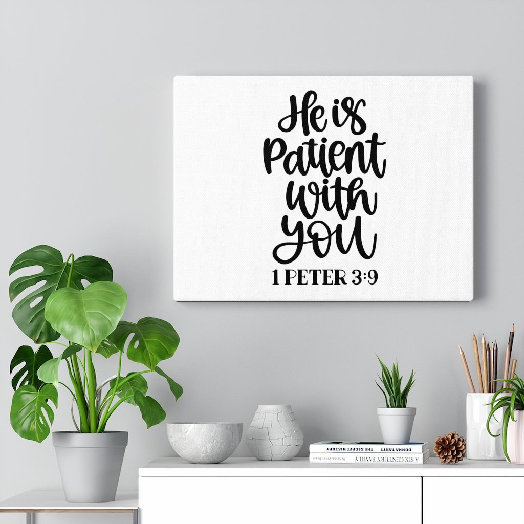 Express Your Love Gifts Scripture Canvas Patient 1 Peter 3:9 Christian ...