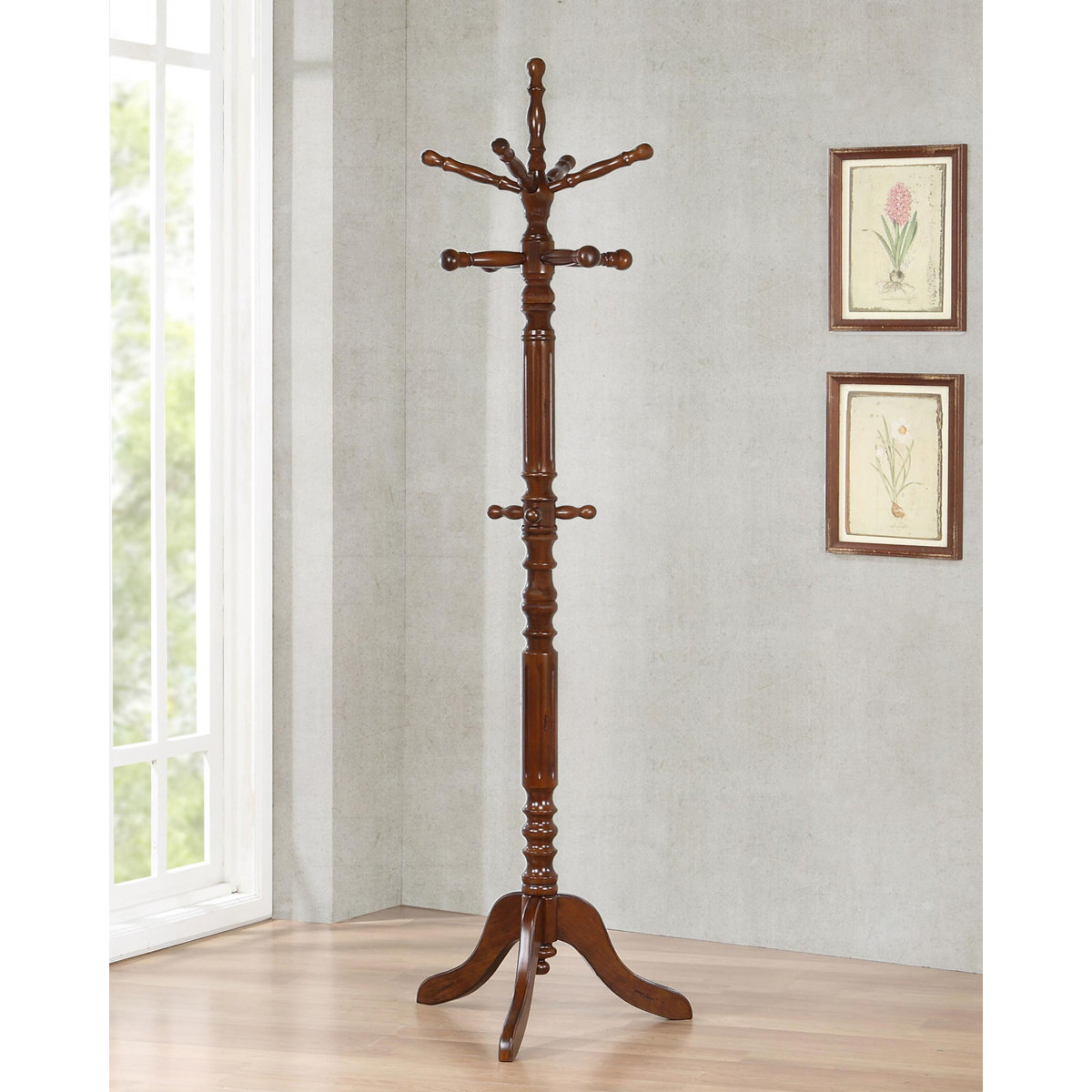 Astoria Grand Marriott Solid Wood Freestanding Coat Rack & Reviews ...
