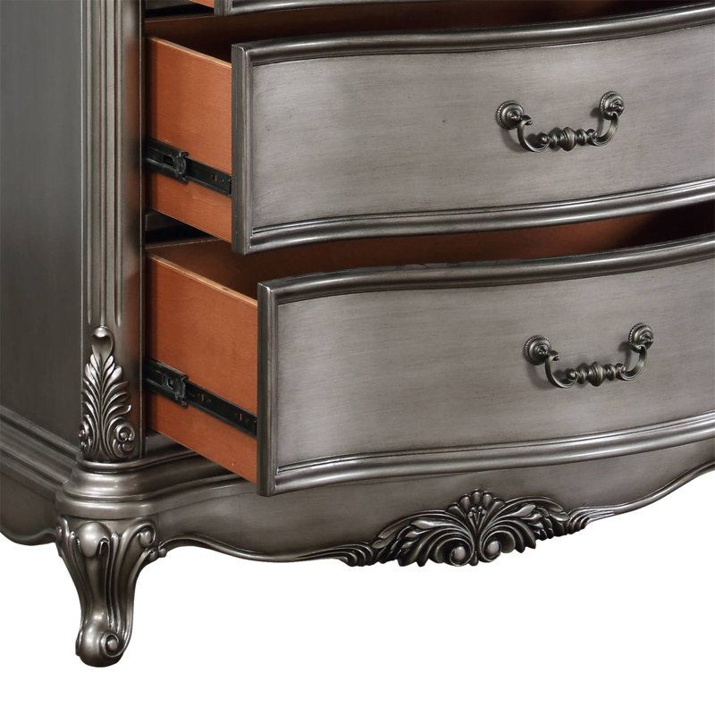 Canora Grey Ariadne Antique Platinum Finish Chest | Wayfair