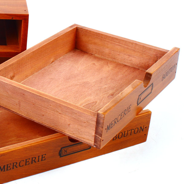 Loon Peak® Inver Wooden Box 2 Drawer Storage Chest & Reviews | Wayfair