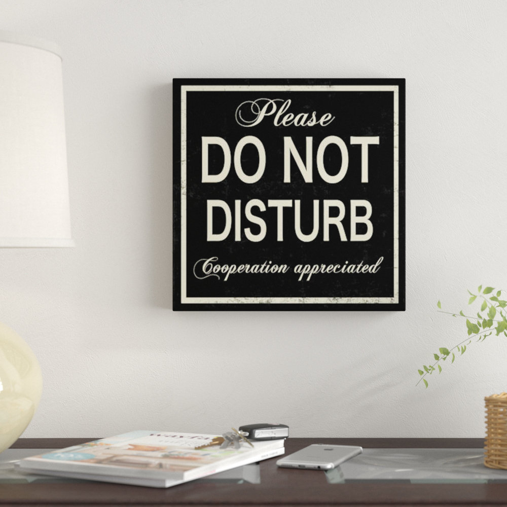 East Urban Home Do Not Disturb I by PI Studio - Textual Art Print on ...