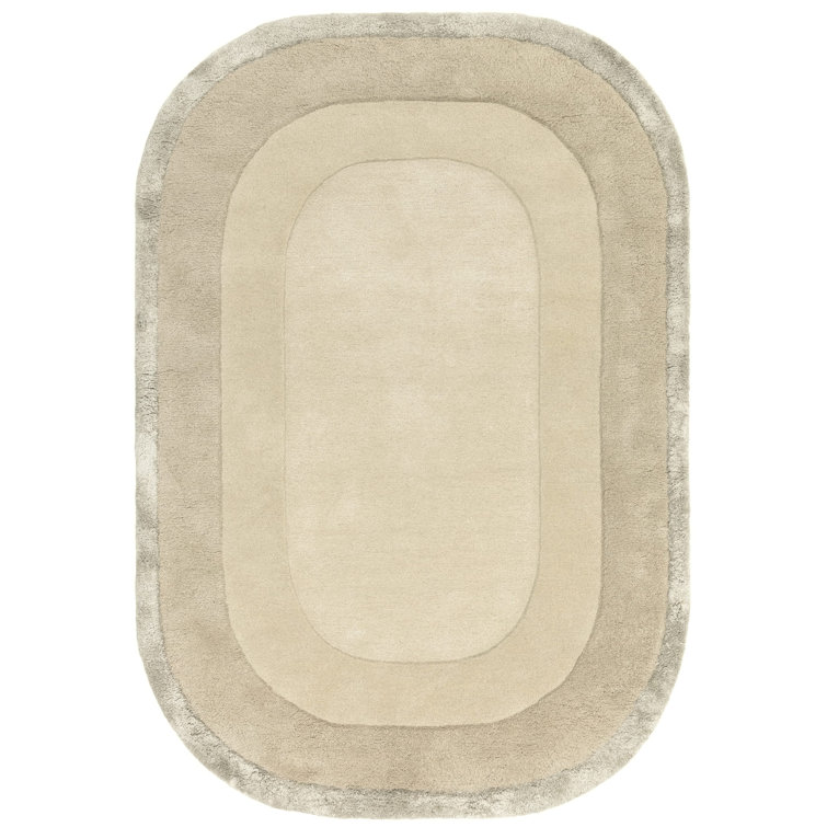 Ebern Designs Francisca Hand Tufted Beige/Natural Rug | Wayfair.co.uk