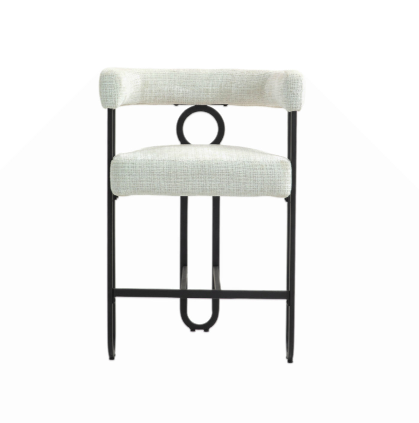 Dakota Fields Bar Stools Set Of 1, Modern Bar Stool With Back Metal ...