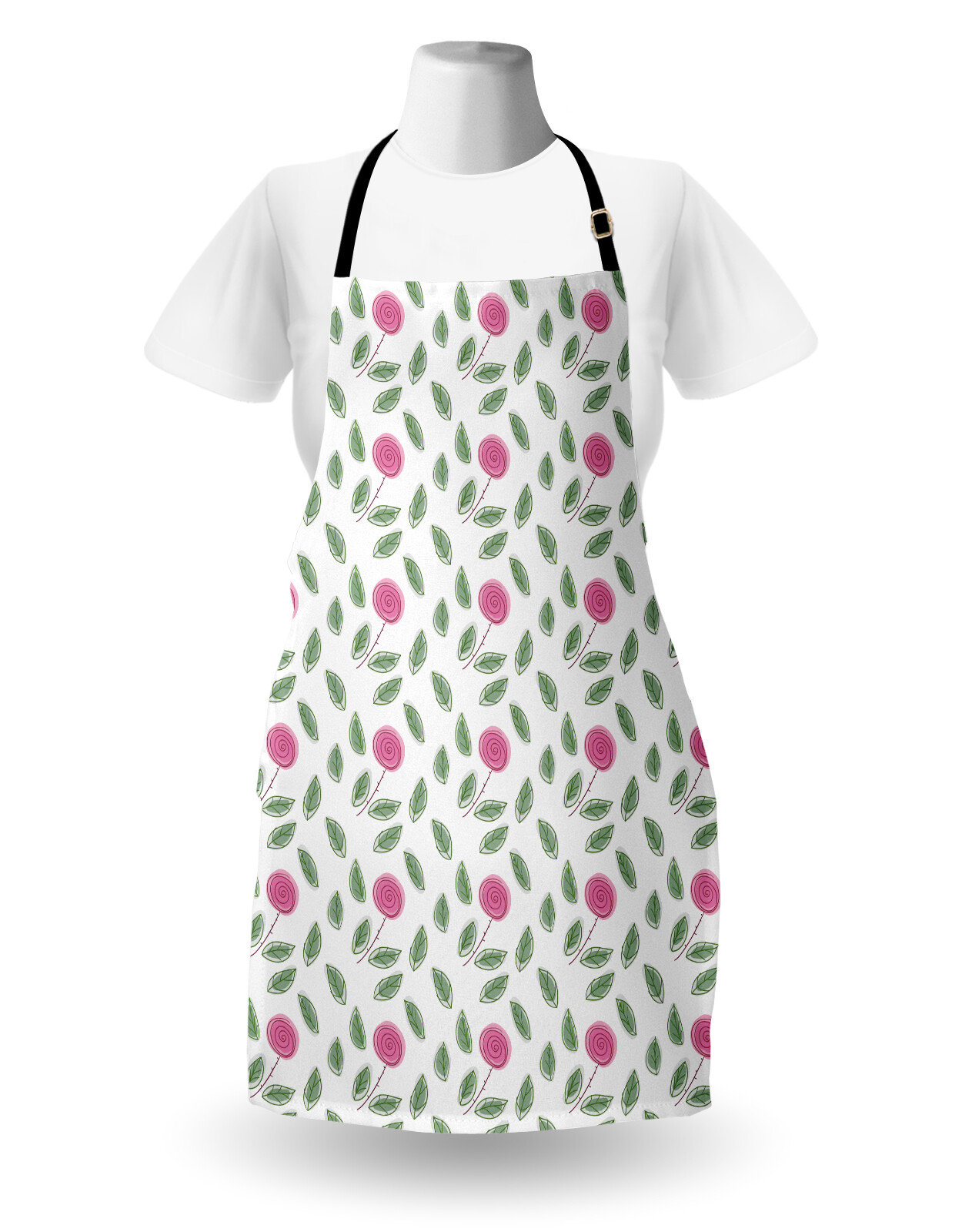 East Urban Home Rose Apron Unisex, Modern Style Pink Blossoms, Adult ...
