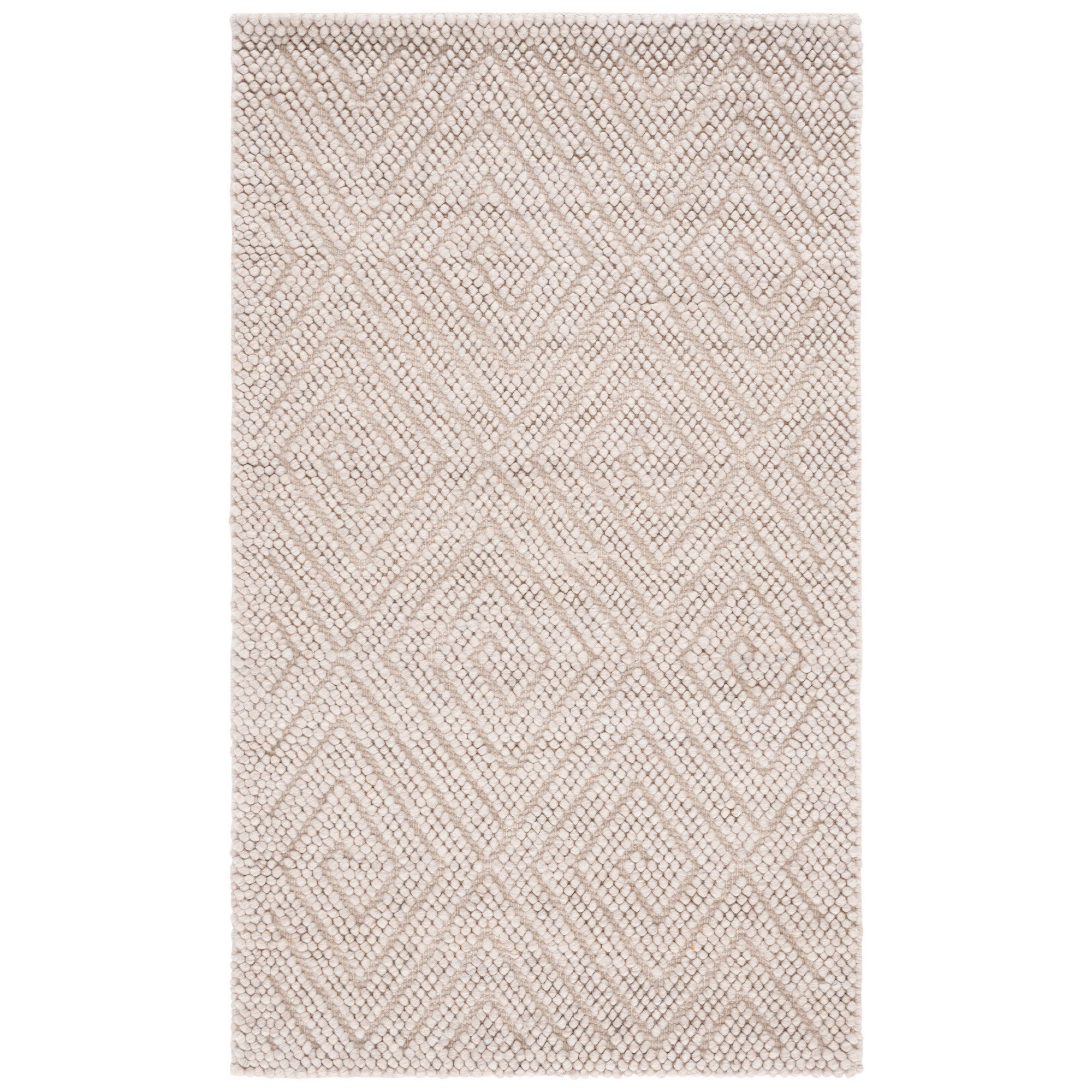 Foundry Select Natura Hand Woven 60% Wool 25% Pet 15% Cotton Geometric ...