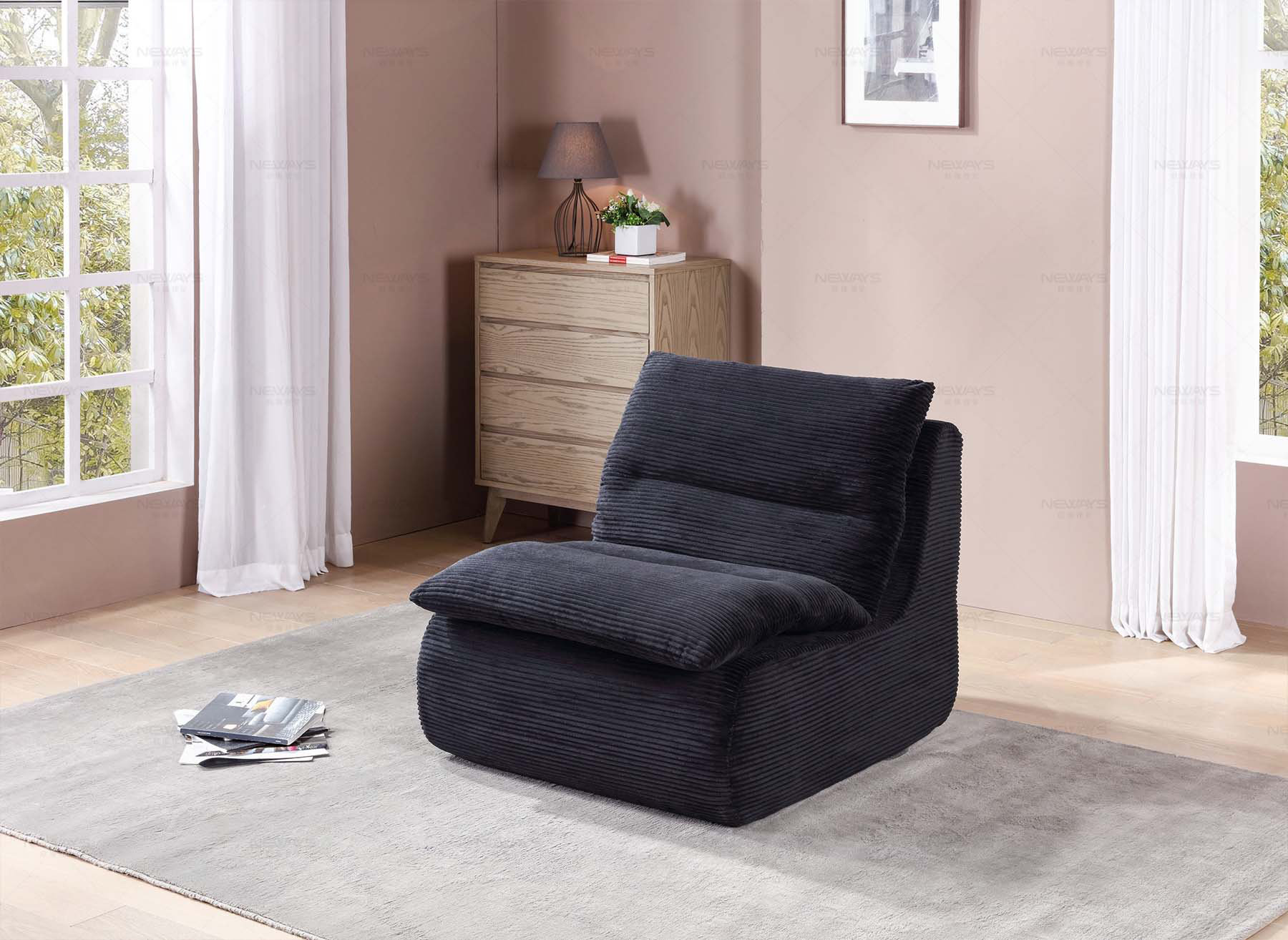 Mercer41 Comfortable Compression Lounge Sofa for Various Rooms ...