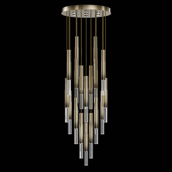 Fine Art Lamps Antonia 25 - Light LED Cluster Pendant - Wayfair Canada