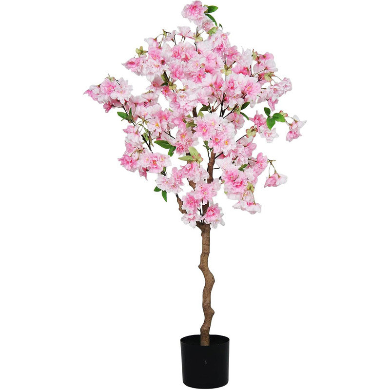 Latitude Run® Cherry Blossom Artificial Tree , High Simulation Cherry ...