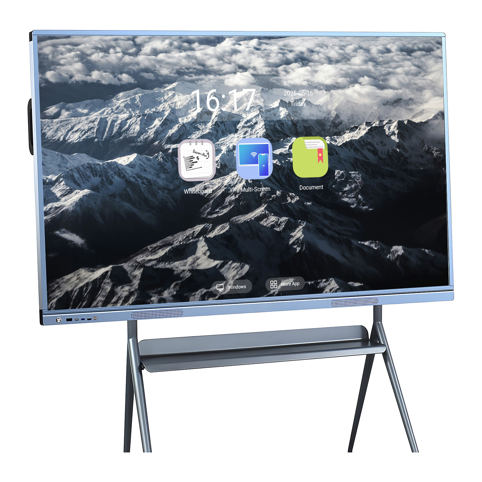 JYXCN Smart TV 86 Inch with Infrared Touch Dual OS System Boardroom ...