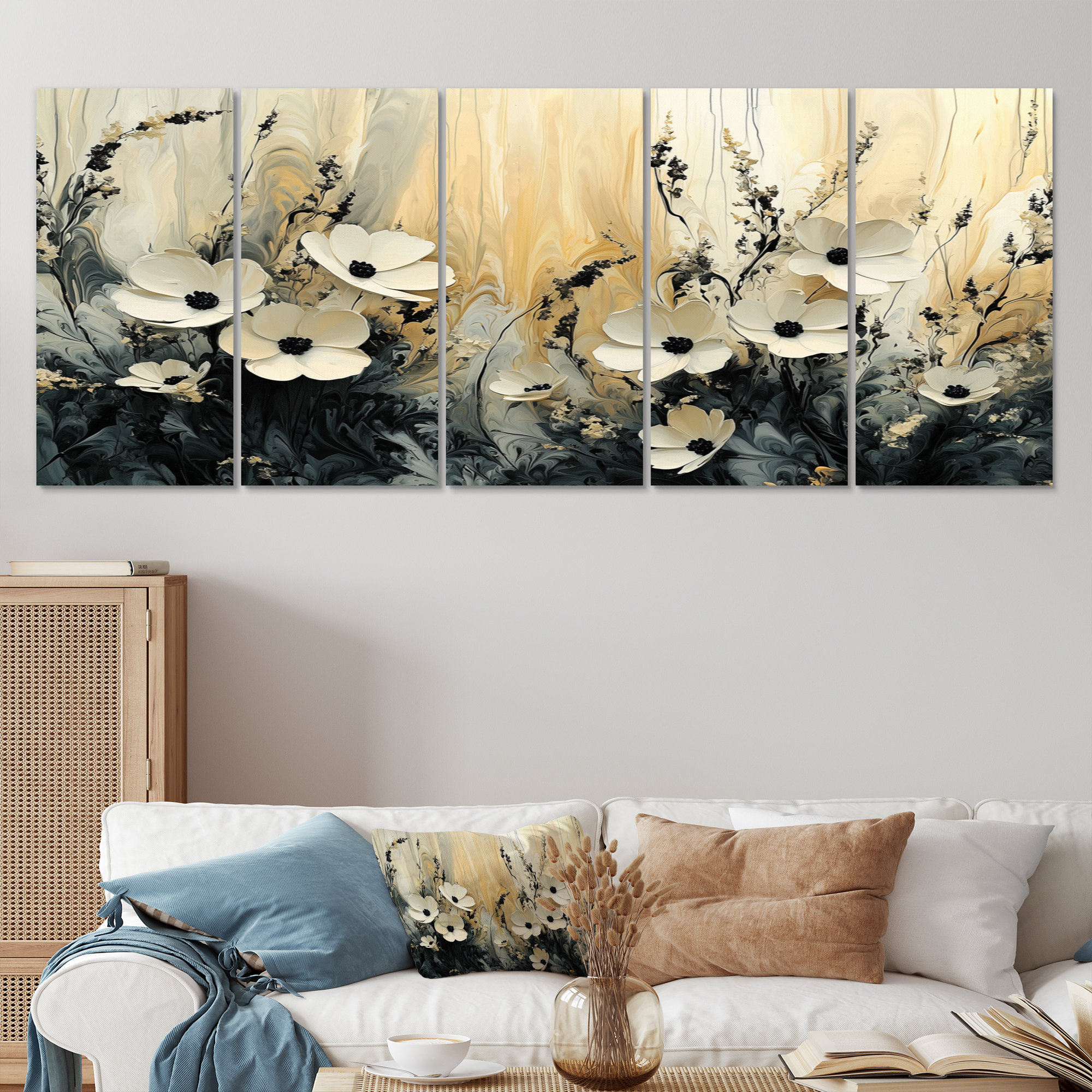 Winston Porter Brighton - Dahlia Wall Decor - Traditional Wall Art 5 ...