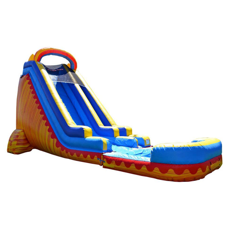 JumpOrange Turbo 15' x 40' Inflatable Water Slide with Air Blower ...