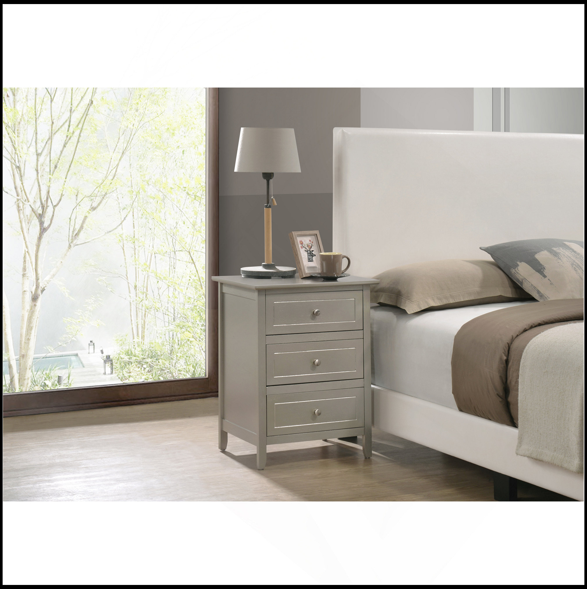 Red Barrel Studio Modern Yellow Nightstand For Your Bedroom - Wayfair ...