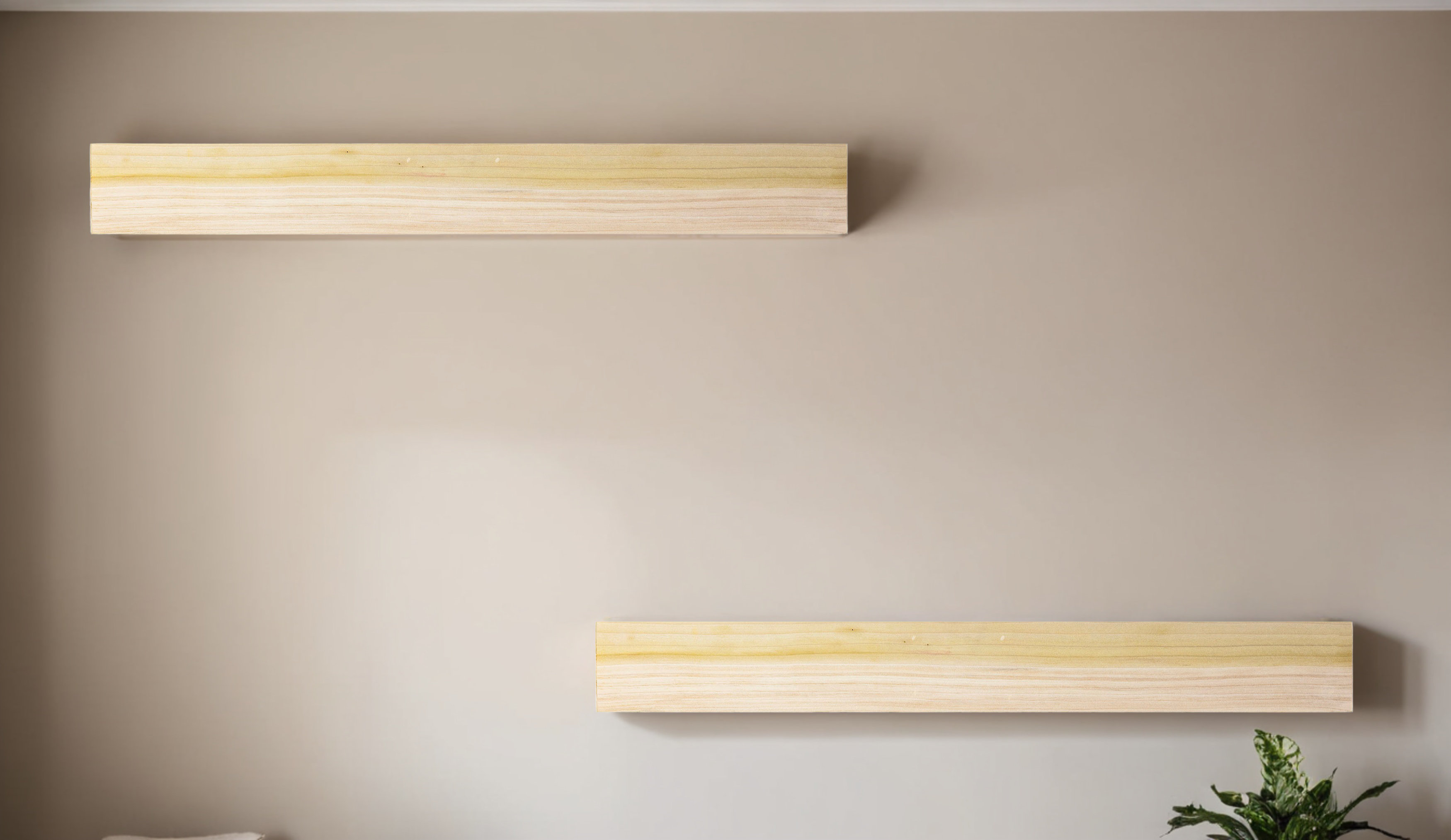 Loon Peak Poplar Floating Shelves - Wayfair Canada