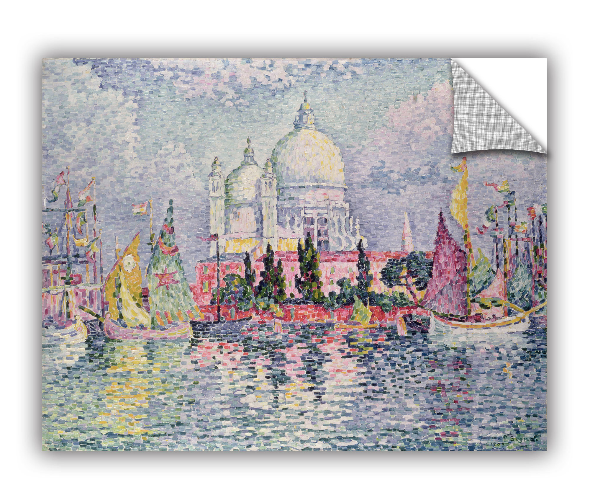 ArtWall Paul Signac Santa Maria Della Salute, 1908 Wall Decal | Wayfair