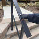 HOMLUX Lovmor Hand Rails for Outdoor Steps, Wrought Iron Railing, Porch ...