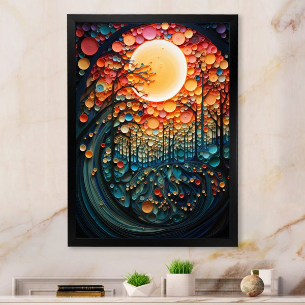 Latitude Run® Hardedge " Hardedge Art Sublime Tree Symmetry I " on ...