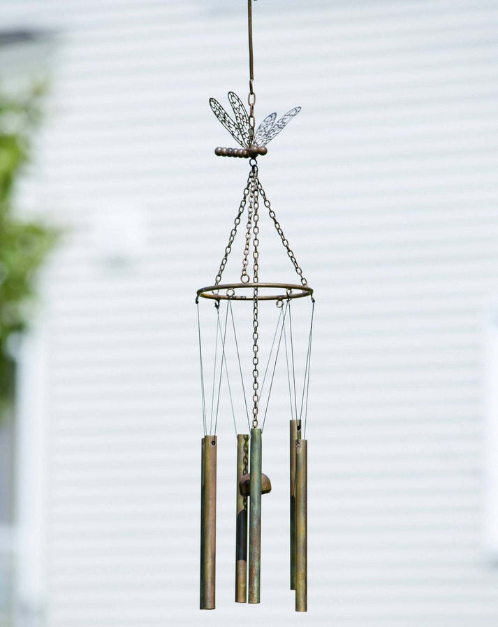 Arlmont & Co. Sorne Weather Resistant Metal Insects Wind Chime | Wayfair