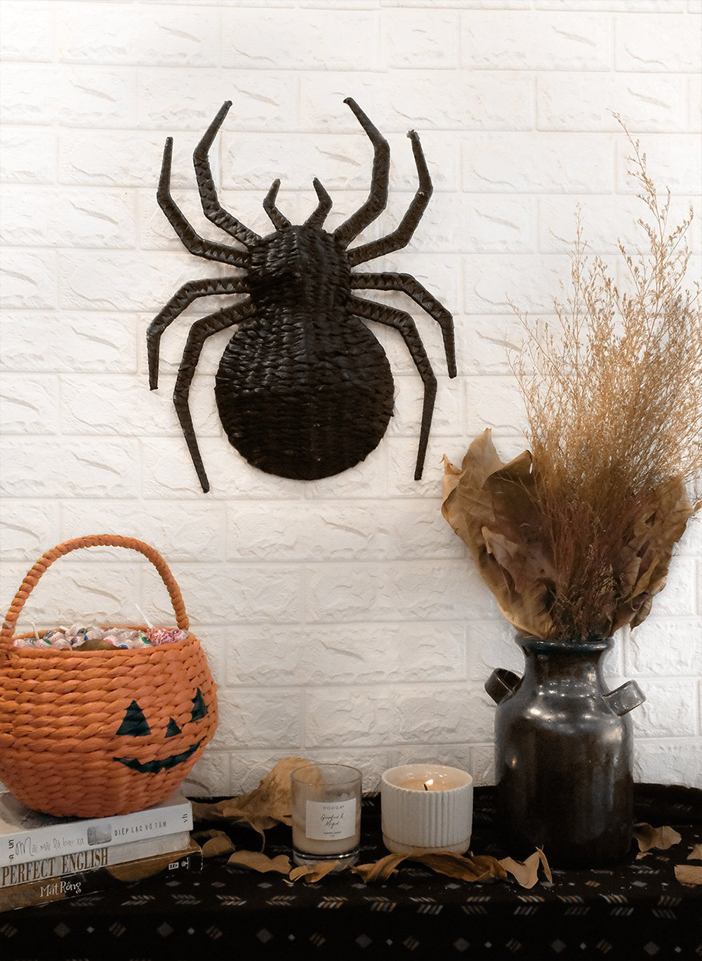 The Holiday Aisle® Water Hyacinth Spider Wall Décor | Wayfair