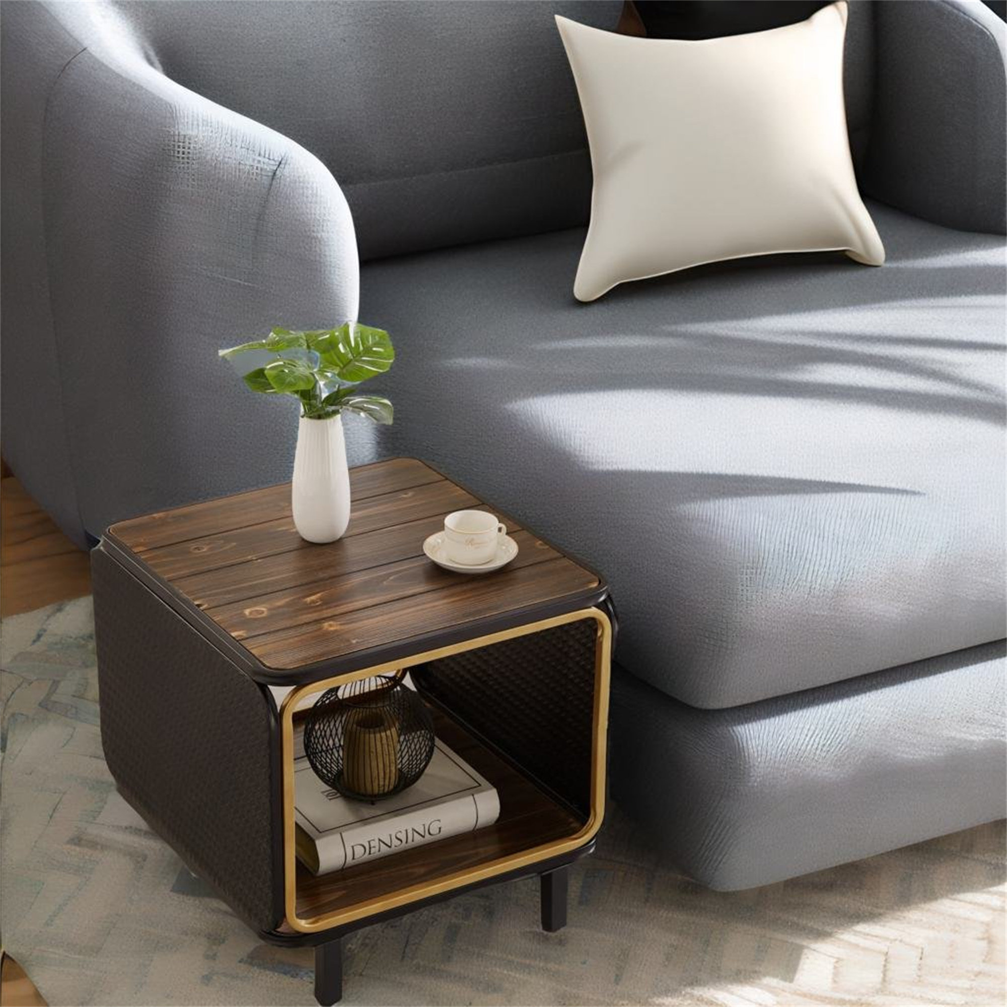 17 Stories Elidi End Table with Storage | Wayfair