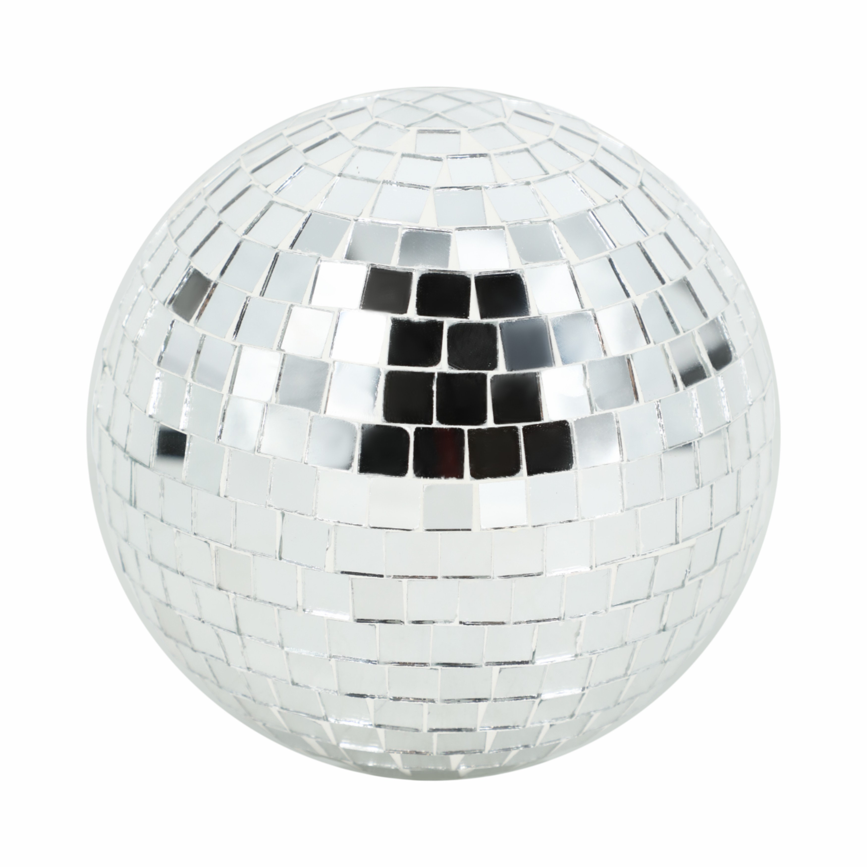 Mercer41 7-Inch Mosaic Disco Orb In Silver - Durable PVC | Wayfair
