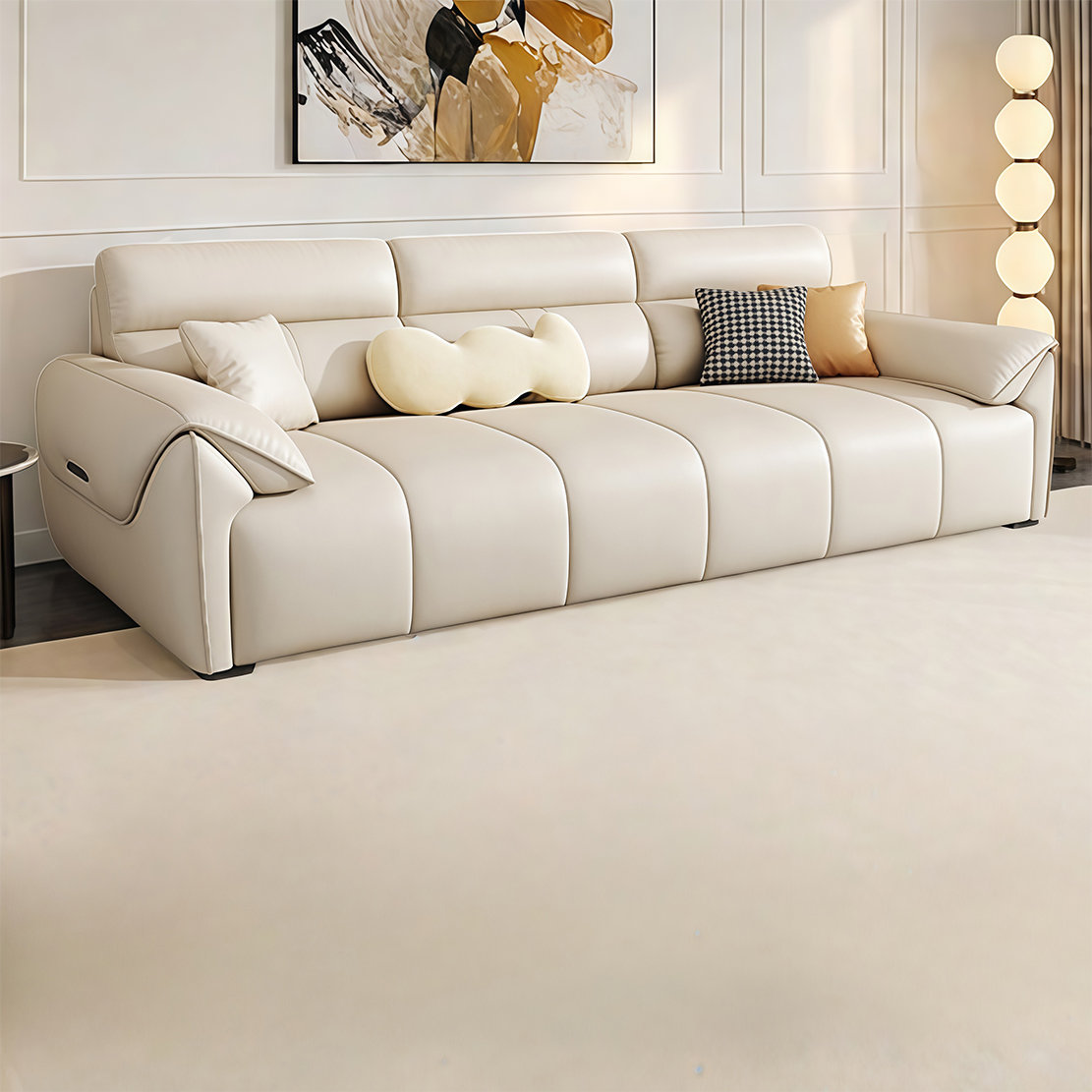 PPEDKS Modern light luxury straight - row sofa - Wayfair Canada