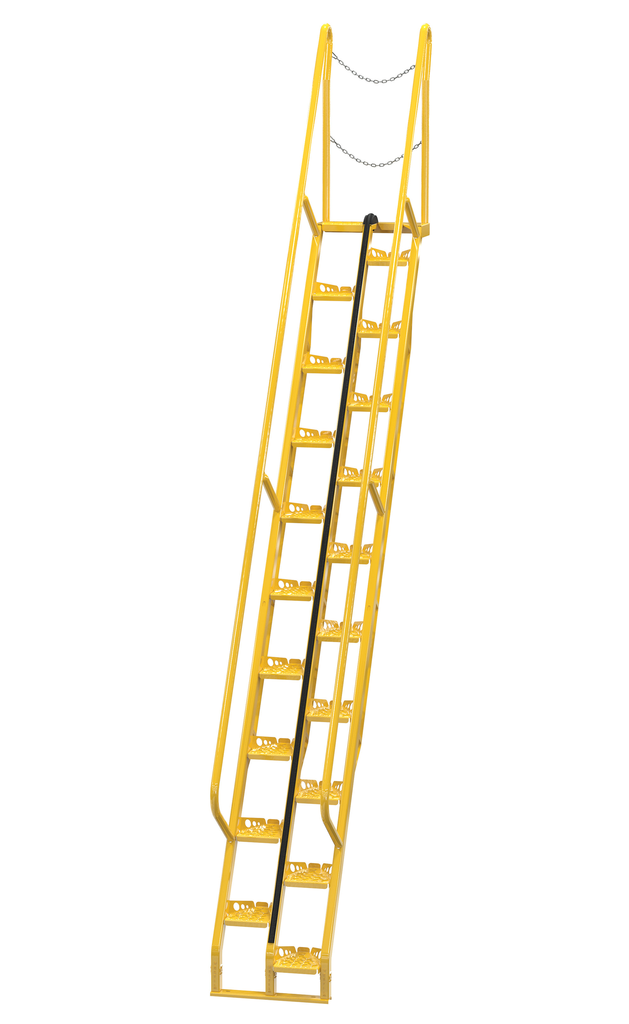 Vestil 209.87" Steel Ladder Straight Ladder - Wayfair Canada