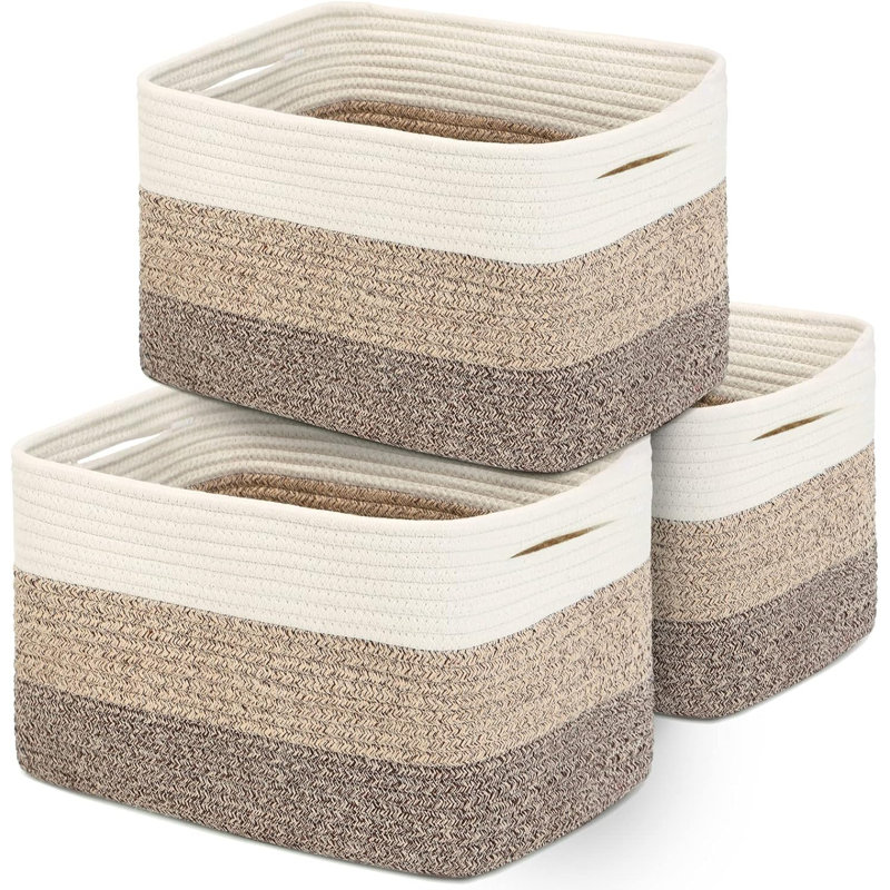 Rosecliff Heights Cotton Storage Bin | Wayfair