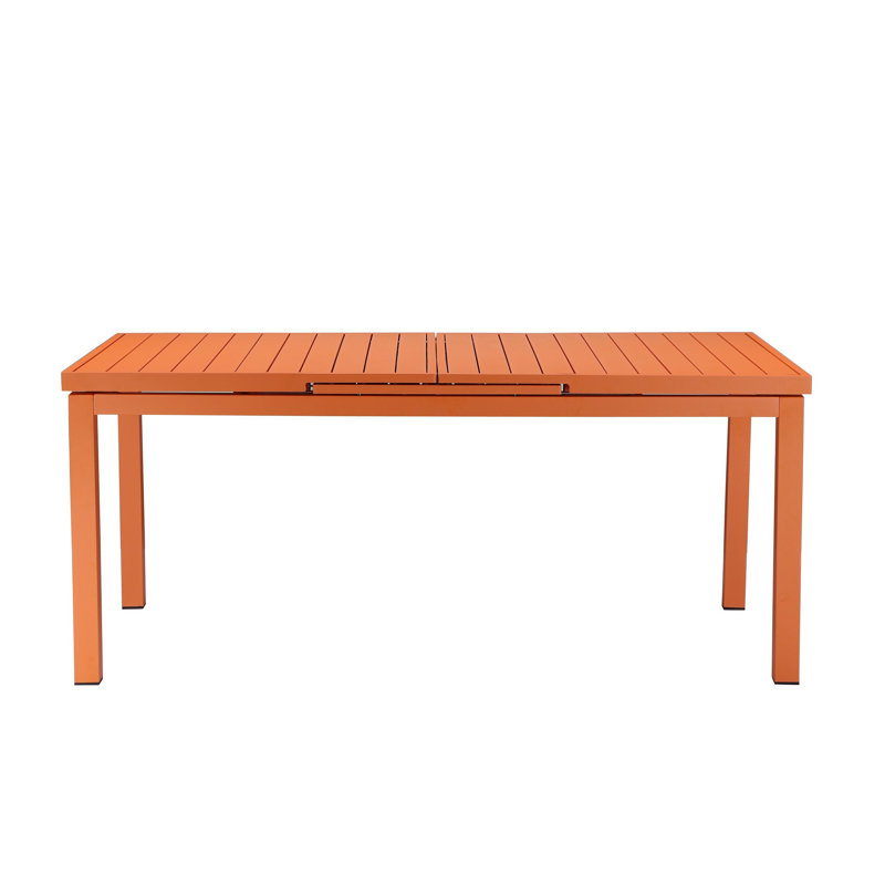 Red Barrel Studio® Extendable Metal Dining Table | Wayfair