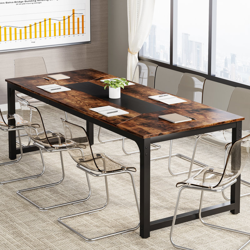 17 Stories Kostantza Rectangle Table & Reviews | Wayfair