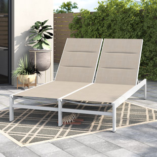 Double Patio Chaise Lounge Chairs | Wayfair