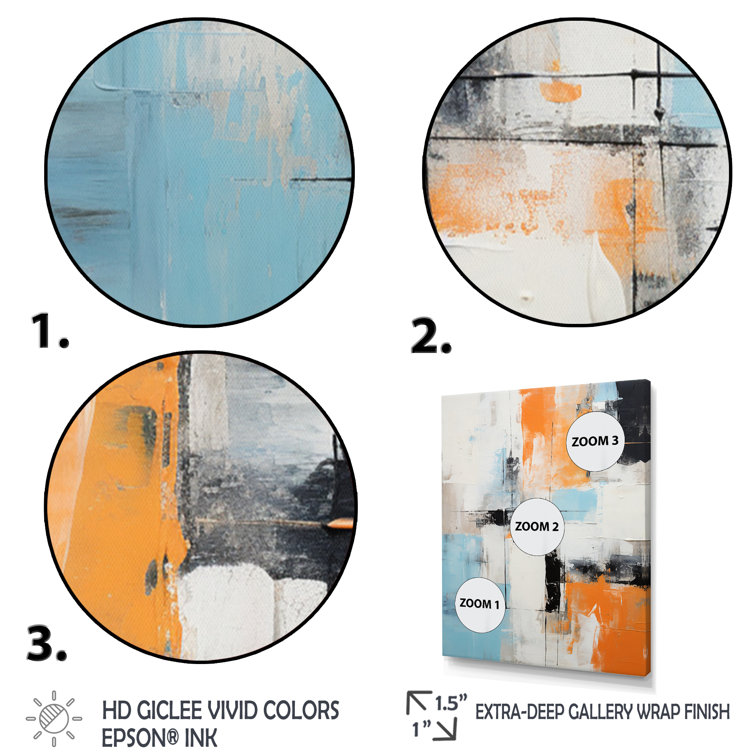 Wrought Studio Cubist Visions Deconstructed Minimalism - Print on ...