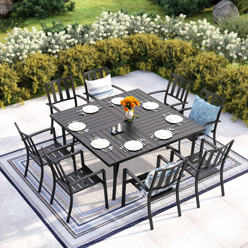 Lark Manor™ Alyah Square 8 - Person 59.84" Long Dining Set & Reviews ...