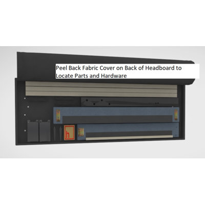 Glory Furniture Hillary Vegan Leather Standard Bed & Reviews | Wayfair